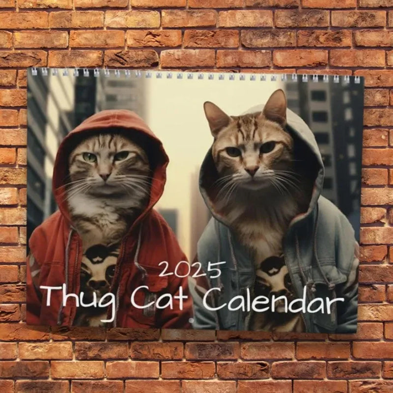 2025 Thug Cat Calendar – cliprain